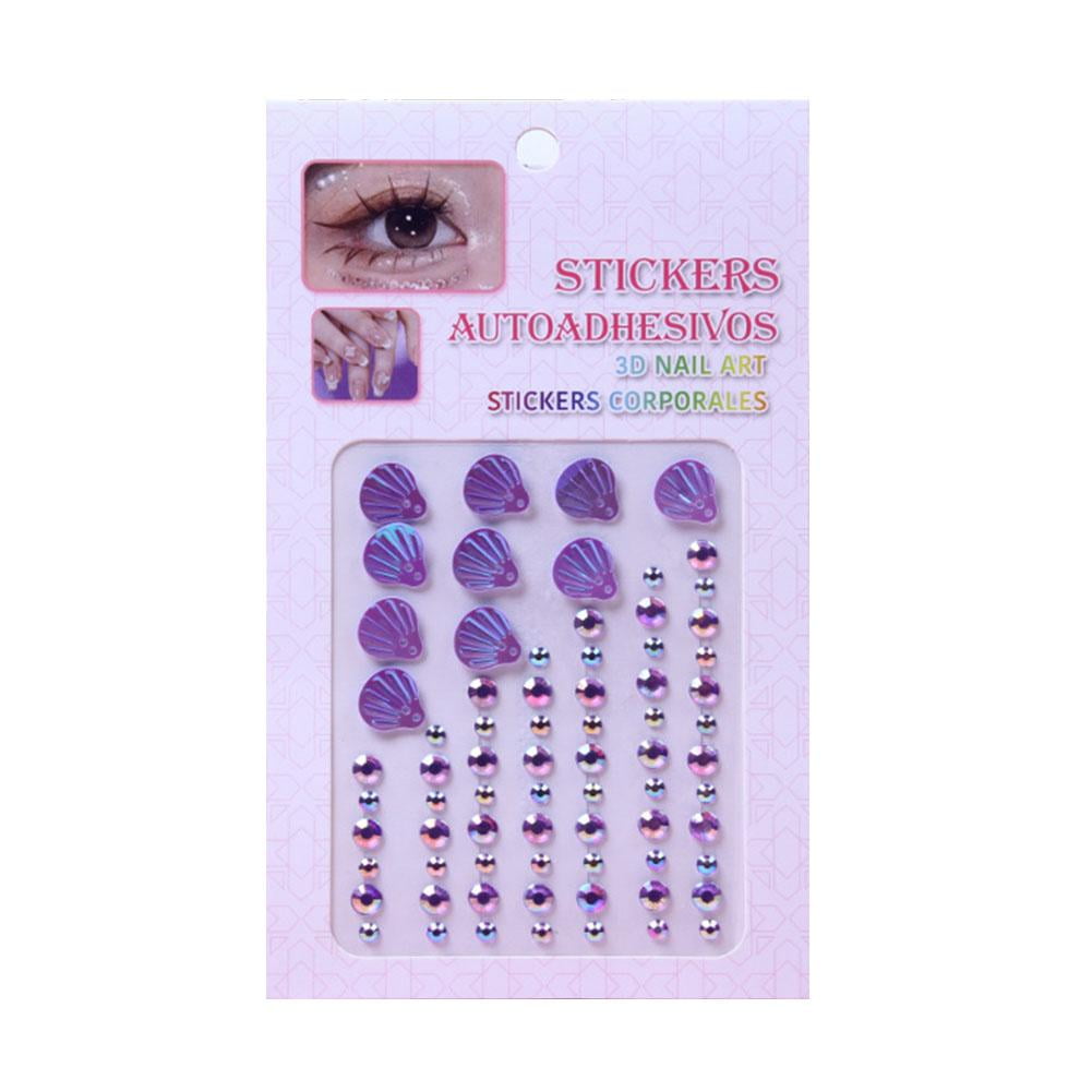 Shell Makeup Face Stickers - Temporary Tattoos for Kids, Assorted ...
