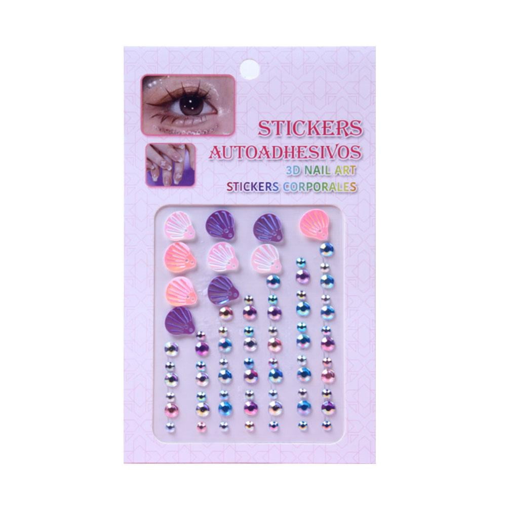 Shell Makeup Face Stickers - Temporary Tattoos for Kids, Assorted ...