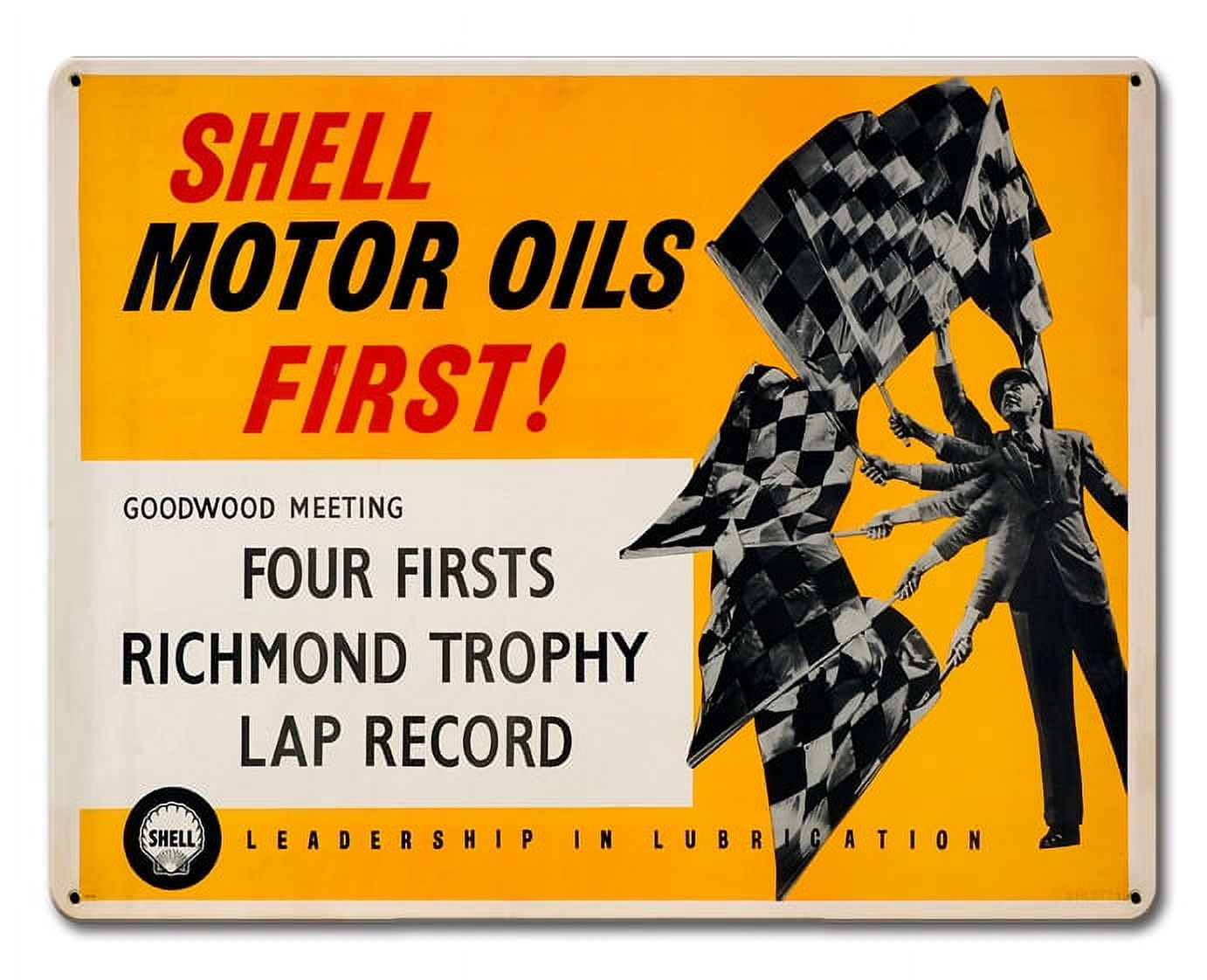 Shell Motor Oils First Four Lap Record “Made in the USA with heavy ...