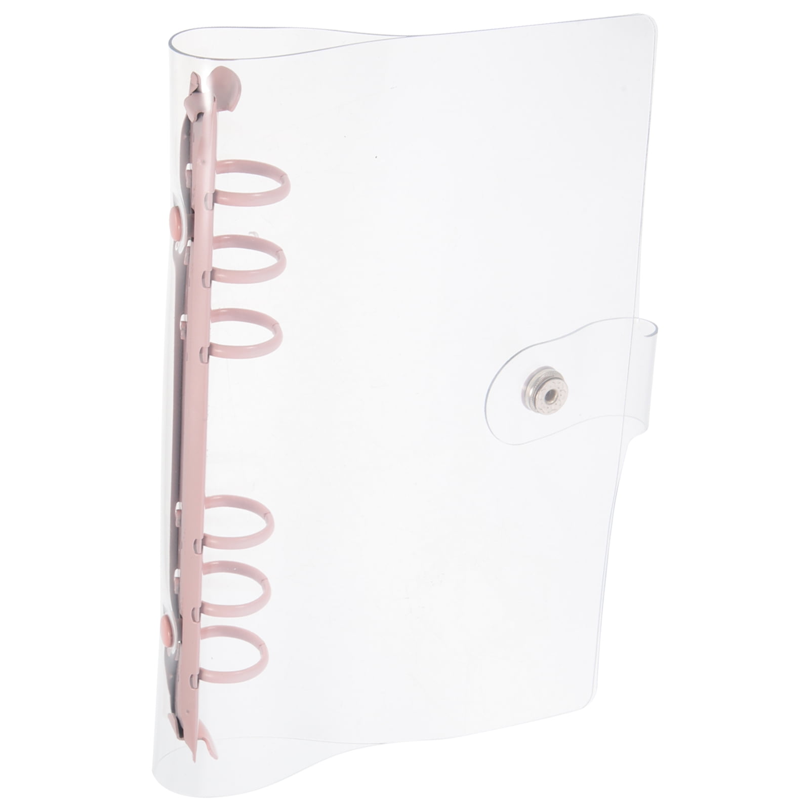 WHAMVOX Pink Binder Folder for Storage Use Size PVC and Metal Material ...