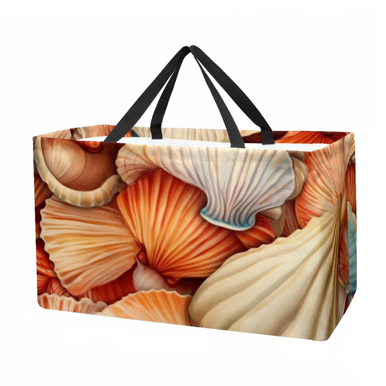 Shell Oxford Cloth Reusable Foldable Decorative Box – Large Capacity ...