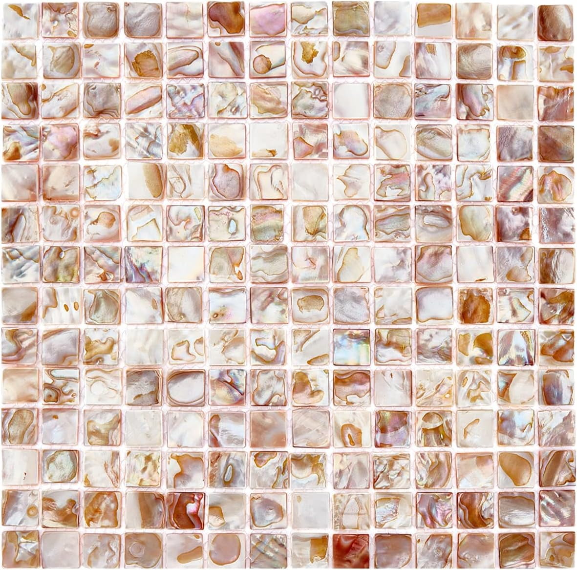 Shell Peel and Stick Backsplash 3D Wall Decor Mosaic Tile Mother of ...