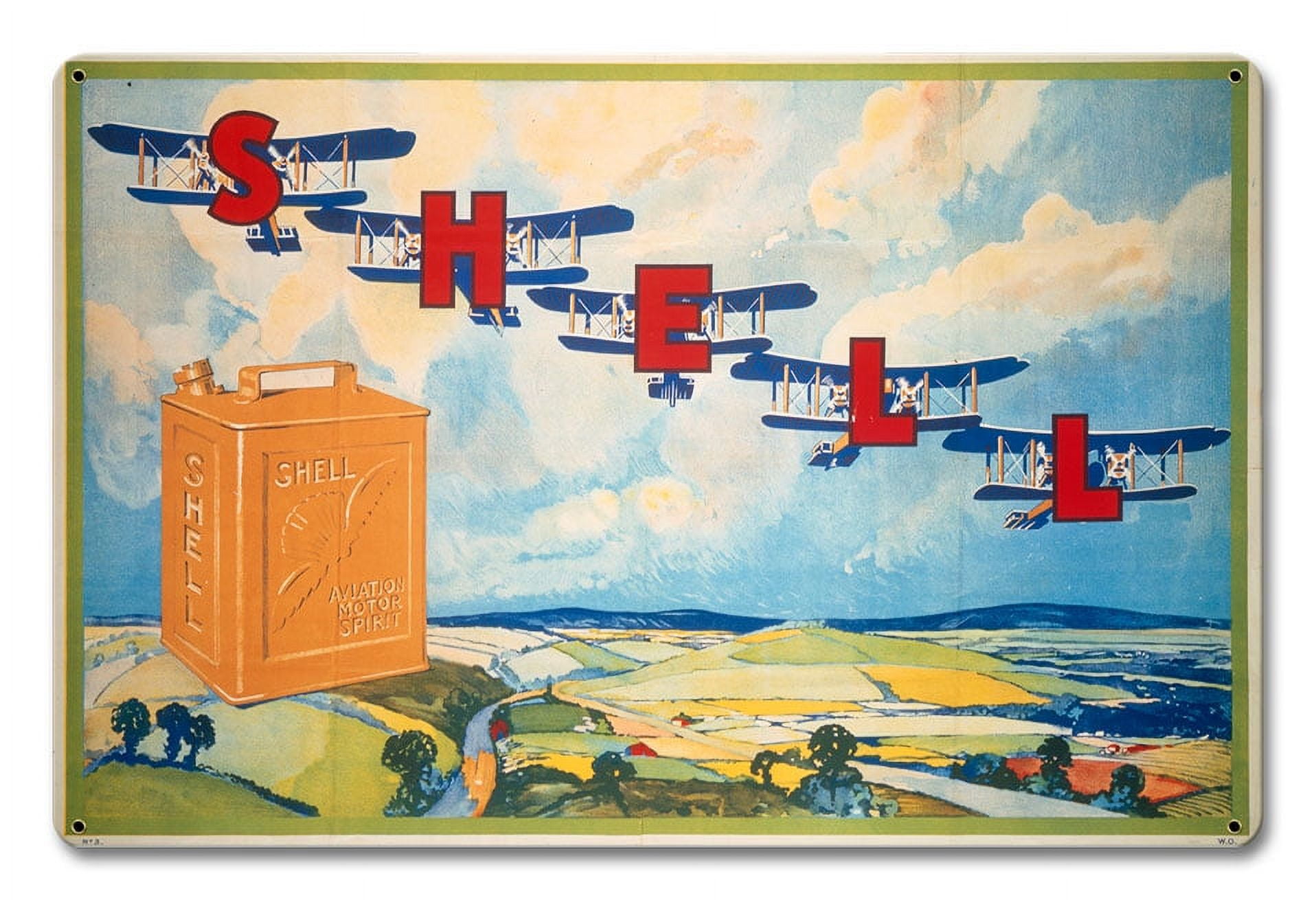 Shell Plane Letters “Made in the USA with heavy gauge steel" - Walmart.com