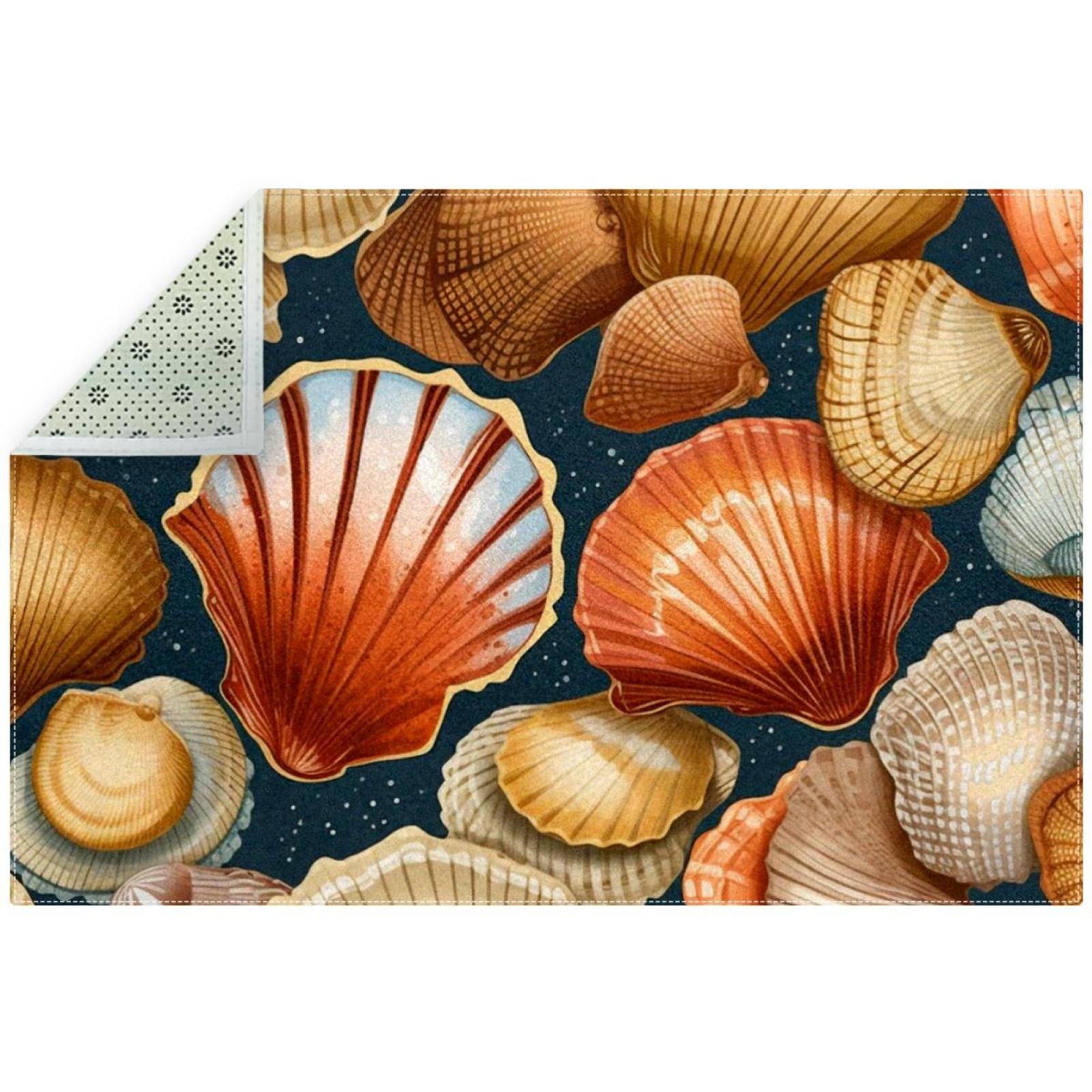 Shell Polyester Indoor Mat for Comfort and Style - Home or Office Use ...