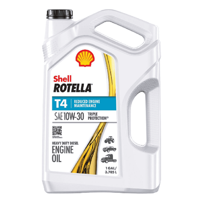Shell Rotella 550045144 T4 10W-30 Triple Protection Heavy Duty Diesel ...