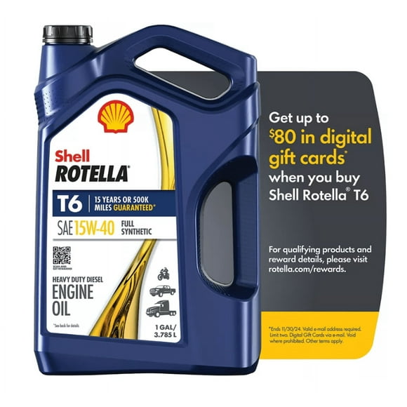 Rotella T6 15-W40 in Rotella Oil - Walmart.com