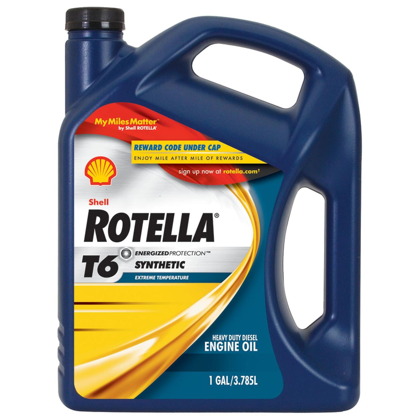Shell Rotella Synthetic 5W-40 Motor Oil, 1 Gallon (Casepack of 3 units ...