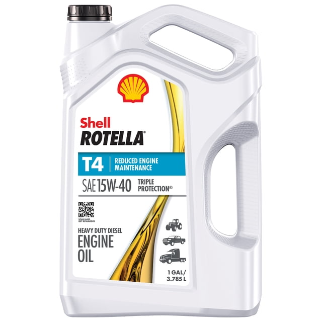 Rotella T4 15W-40 Oil - Diesel engine oil for agriculture - Walmart ...