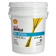 Shell Rotella T6 Full Synthetic 15W-40 Diesel Engine Oil, 5 Gallon ...