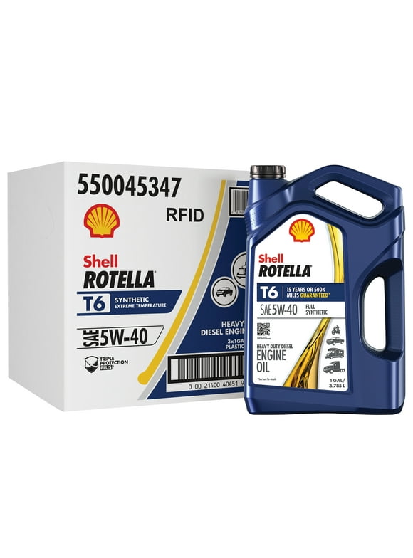 Rotella T6 5W-40 in Rotella Oil - Walmart.com