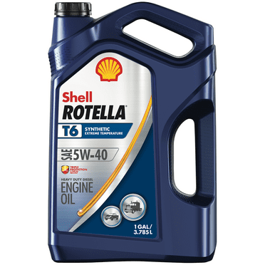 Shell Rotella T5 Synthetic Blend 10W-30 Diesel Engine Oil, 1-Gallon ...