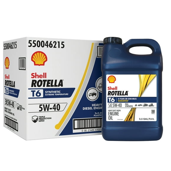 Rotella T6 5W-40 in Rotella Oil - Walmart.com