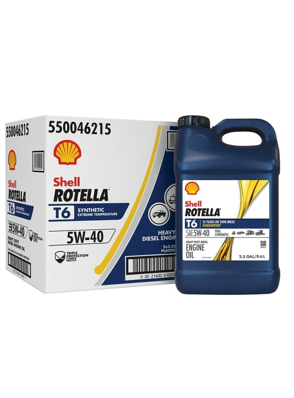 Rotella T6 5W-40 in Rotella Oil - Walmart.com