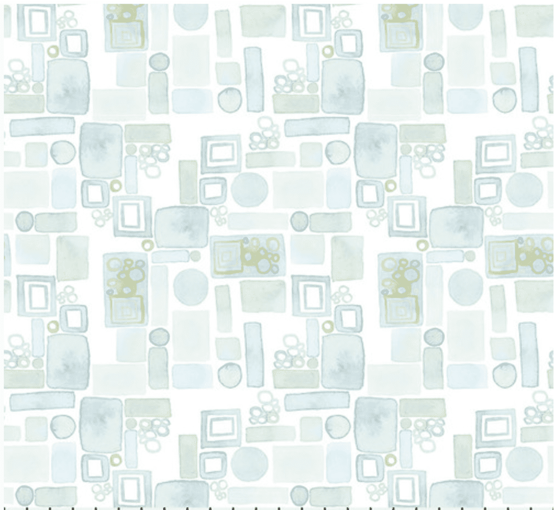 Shell Rummel Natural Affinity Geo Garden Water Fabric By The Yard ...