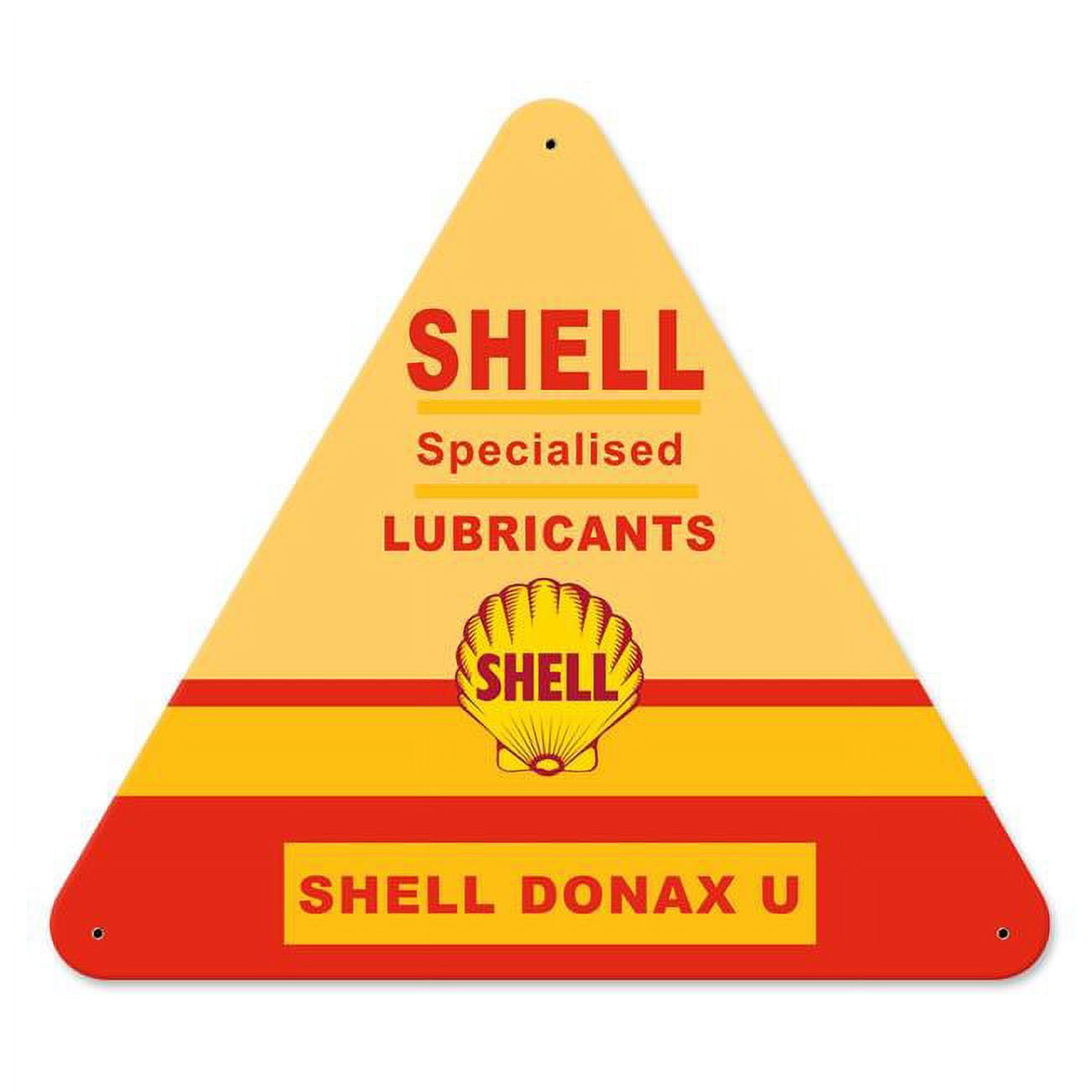 Shell SHL173 Shell Specialized Lubricants Triangle Sign - Walmart.com