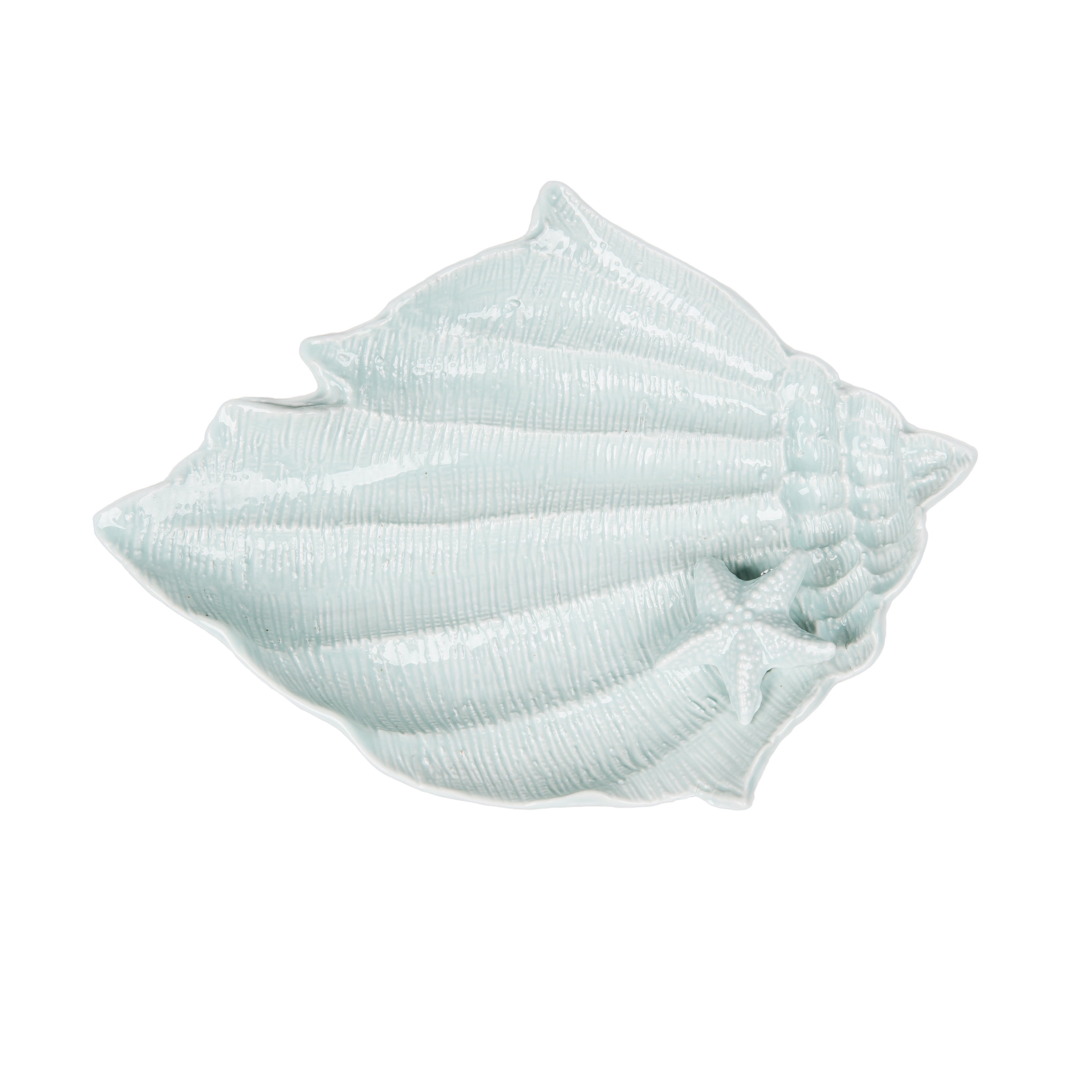 Shell Sea Star Plate Decor - Walmart.com