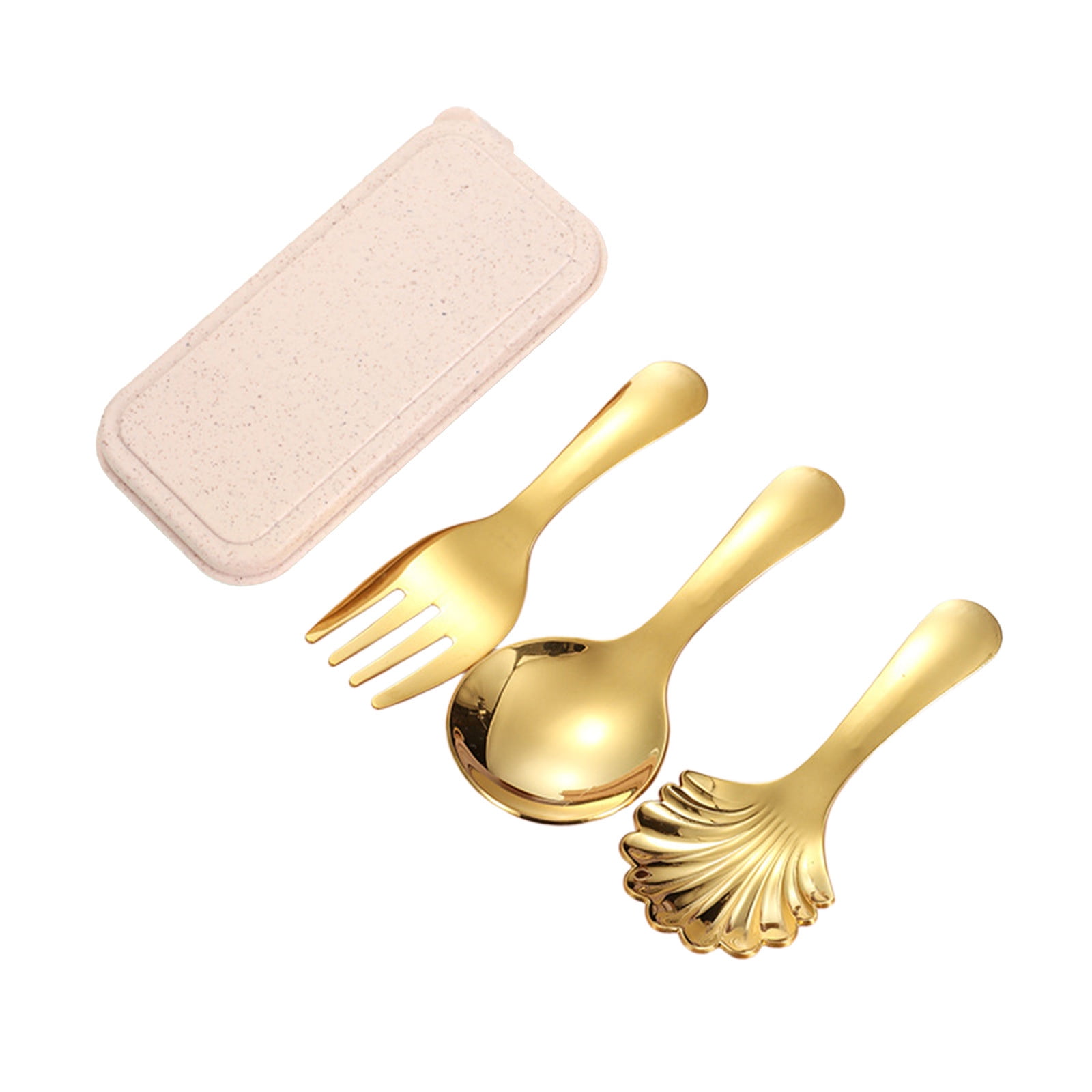 Shell Shape Spoon Set, Stainless Steel Stirrers Tool, for Milks Tea ...