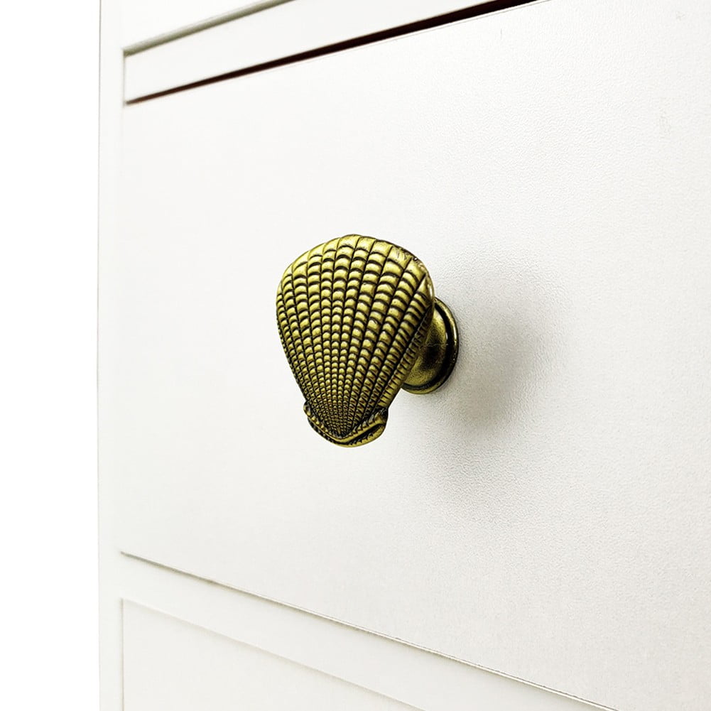 Shell Shape Zinc Alloy Furniture Handle Door Cabinets Knobs for ...