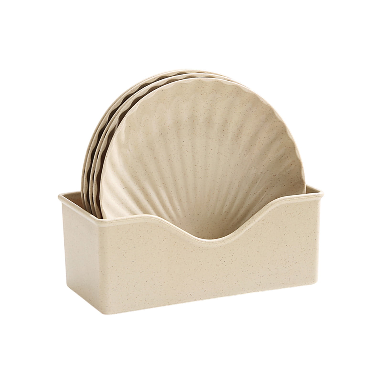 Shell Shaped Dinner Plates Dinnerware Small Plates Dishes Set, 6 inch ...