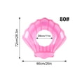 Shell Shaped Inflatable Pool Float Ring, Thickened PVC Swim Tube for ...