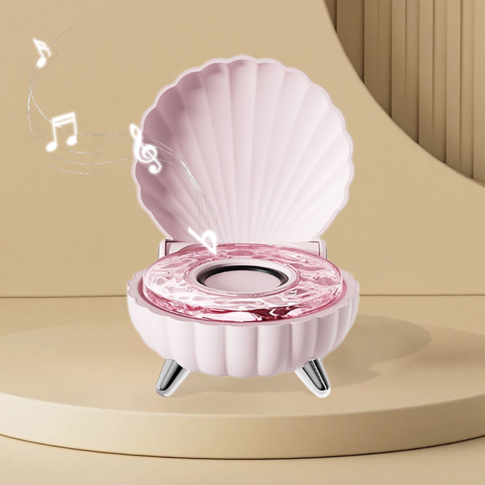 Shell Speaker, Shell Speaker with Colorful Light, Shell Ocean Wave ...