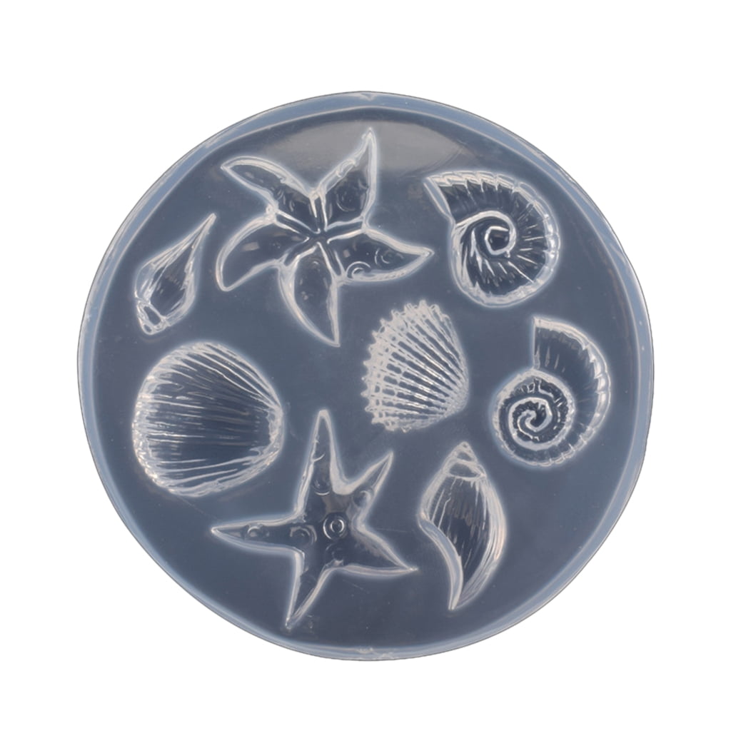Shell Starfish Mold Conch Silicone Molds DIY Ocean Decorations Casting ...