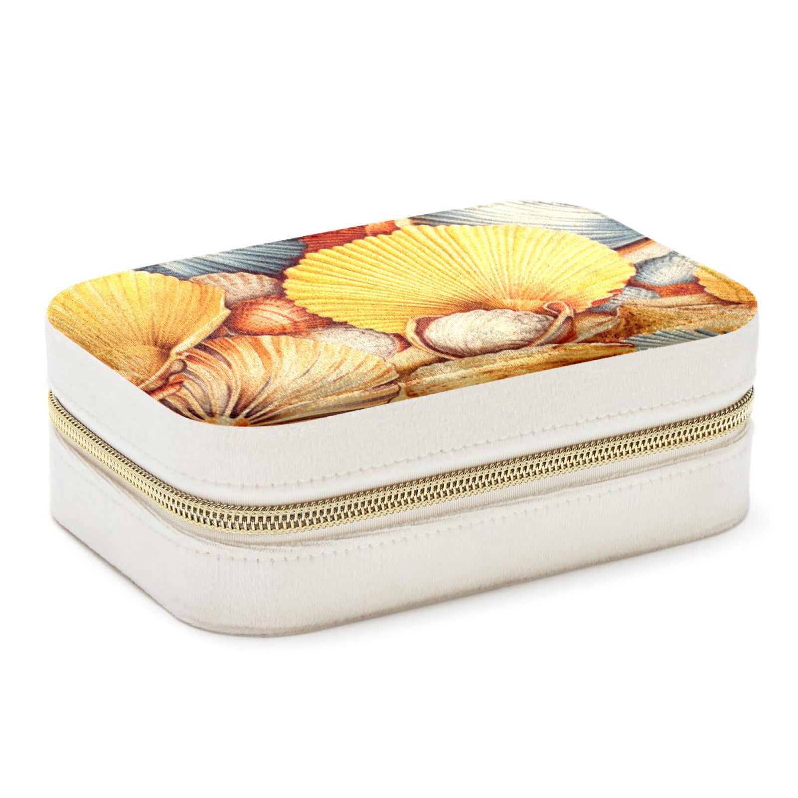 Shell Velvet Portable Jewelry Display Stand and Organizer with ...