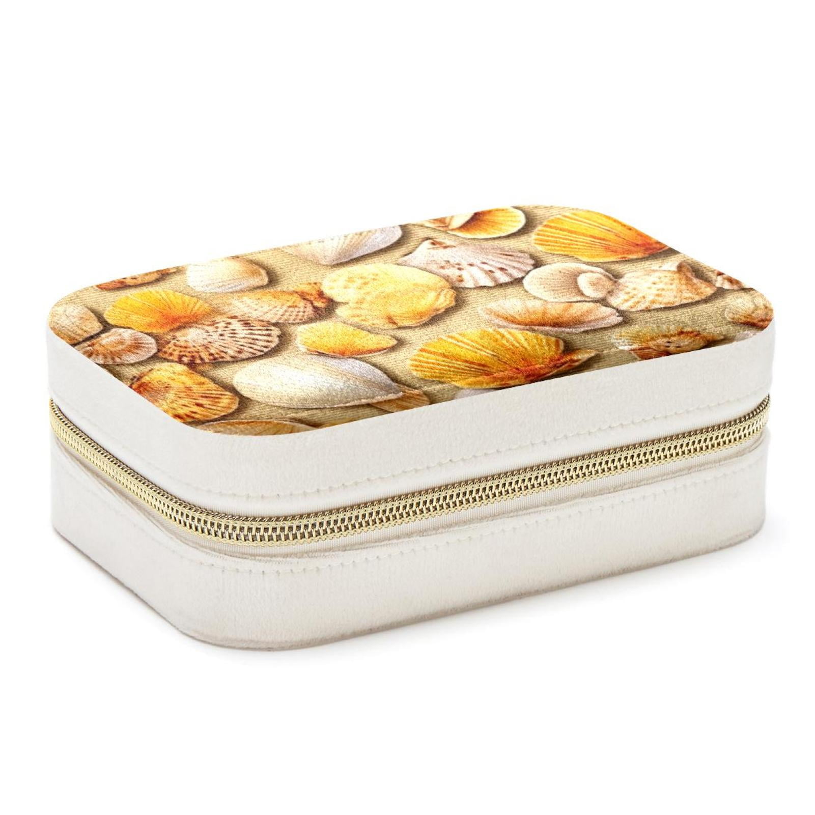 Shell Velvet Portable Jewelry Display Stand and Organizer with ...