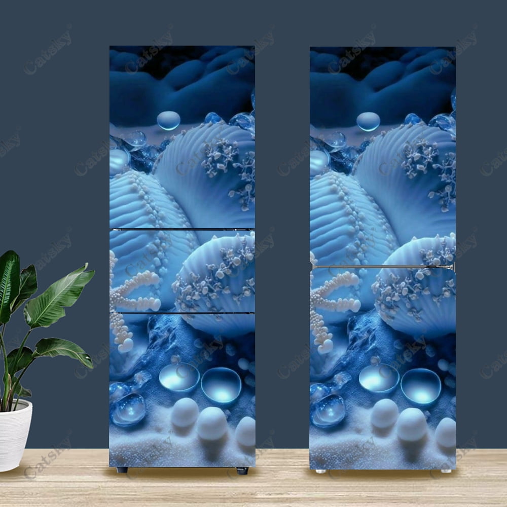 Shell starbeach Refrigerator Stickers Home Decor Kitchen Murals DIY ...
