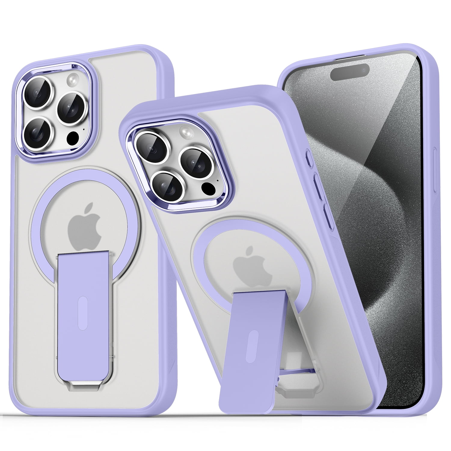 ShellTech Compatible with iPhone 16 Pro Max Magnetic Case Stand for ...