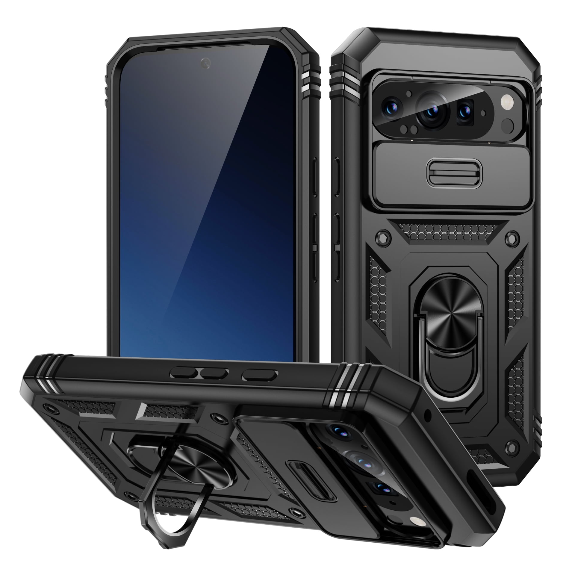 ShellTech for Google Pixel 9/9 Pro Case with Slide Camera Cover HD ...