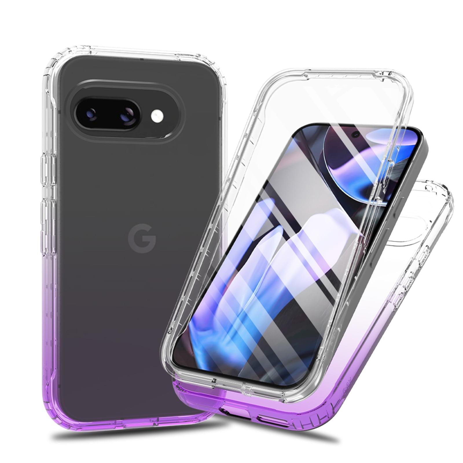 ShellTech for Google Pixel 9A Hybrid Case with Screen Protector Full ...