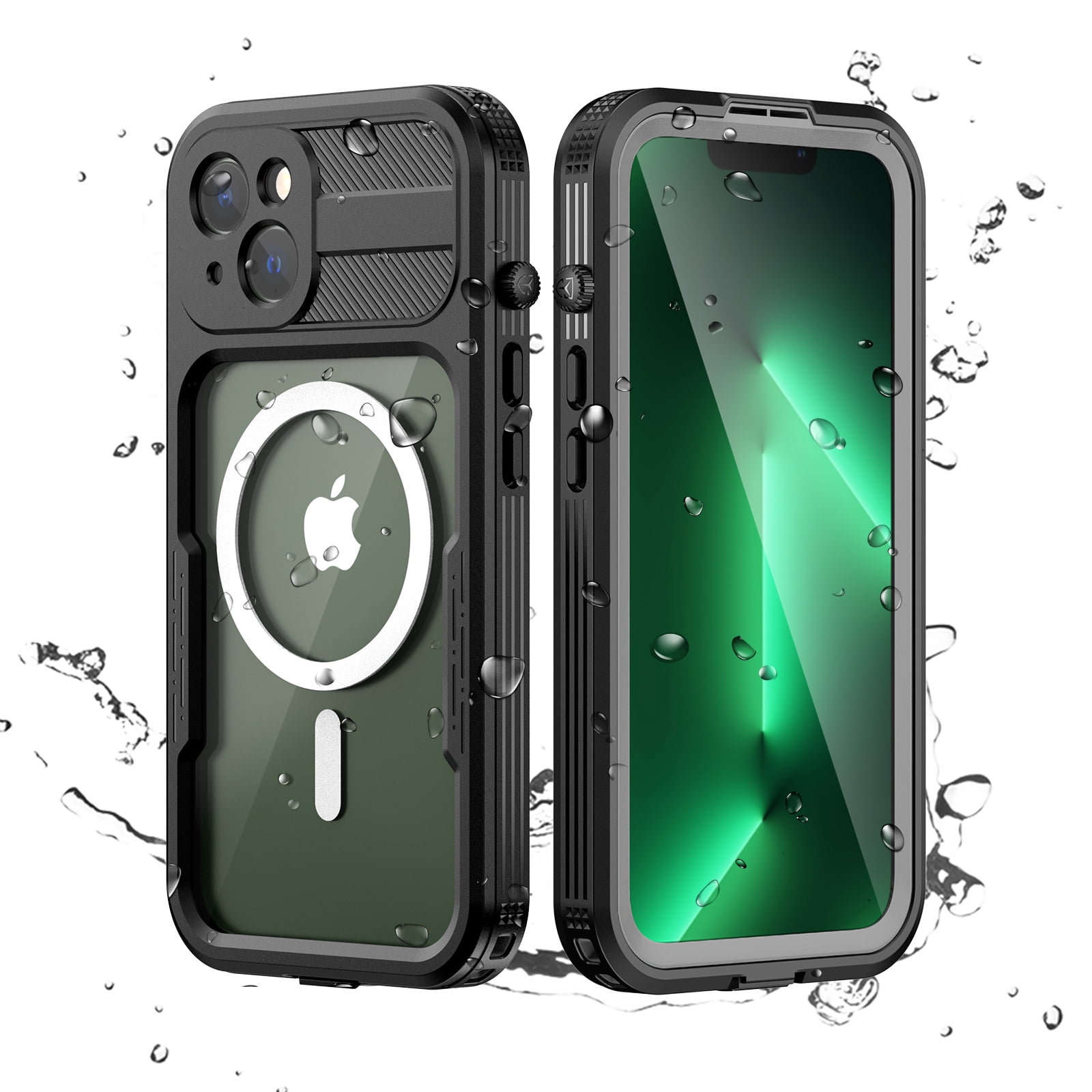 ShellTech Waterproof Case for iPhone 14 Plus,Shockproof Silicone Full ...