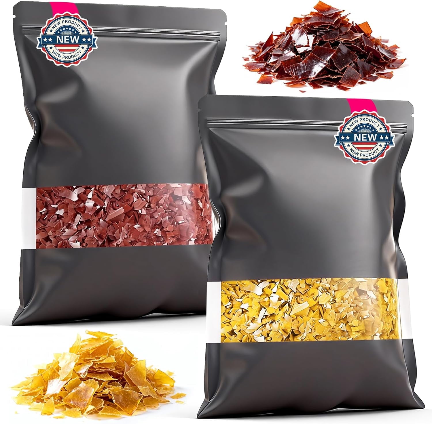 Shellac Flakes, 16 oz Shellac Wood Finish for Home Wood Craft, DIY ...
