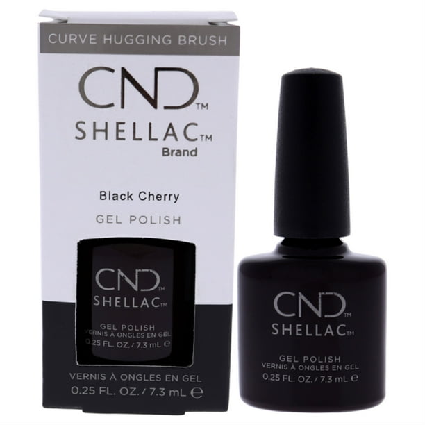 Shellac Nail Color - Black Cherry by CND for Women - 0.25 oz Nail Polish - Walmart Business Supplies
