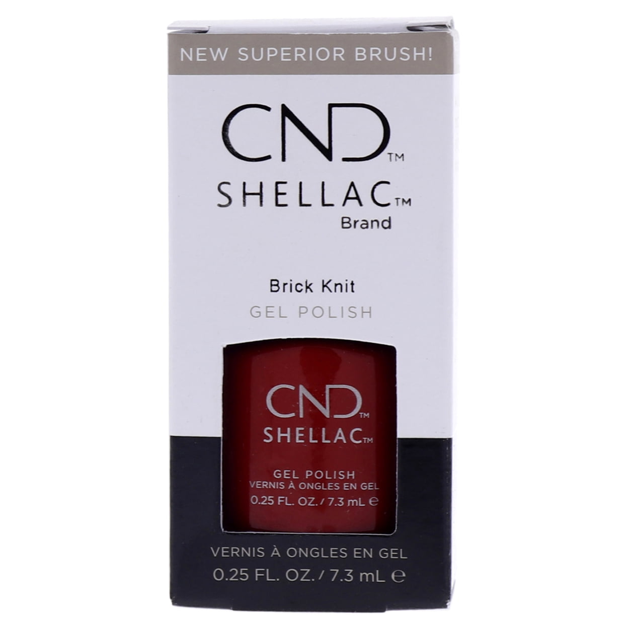 Shellac Nail Color - Brick Knit by CND for Women - 0.25 oz Nail Polish ...