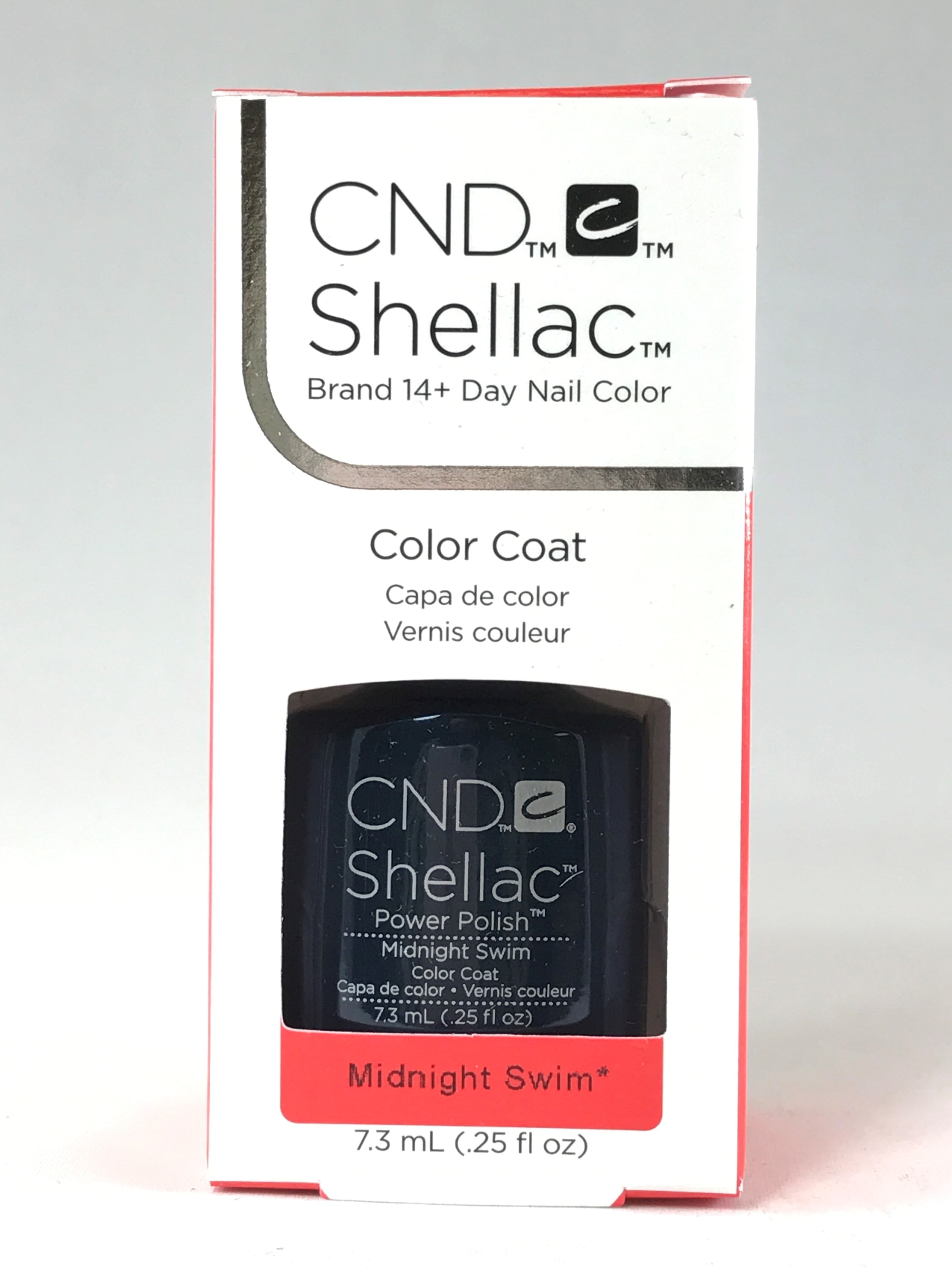 CND Creative Nail Design SHELLAC Gel Polish .25oz/7.3mL - Midnight Swim ...