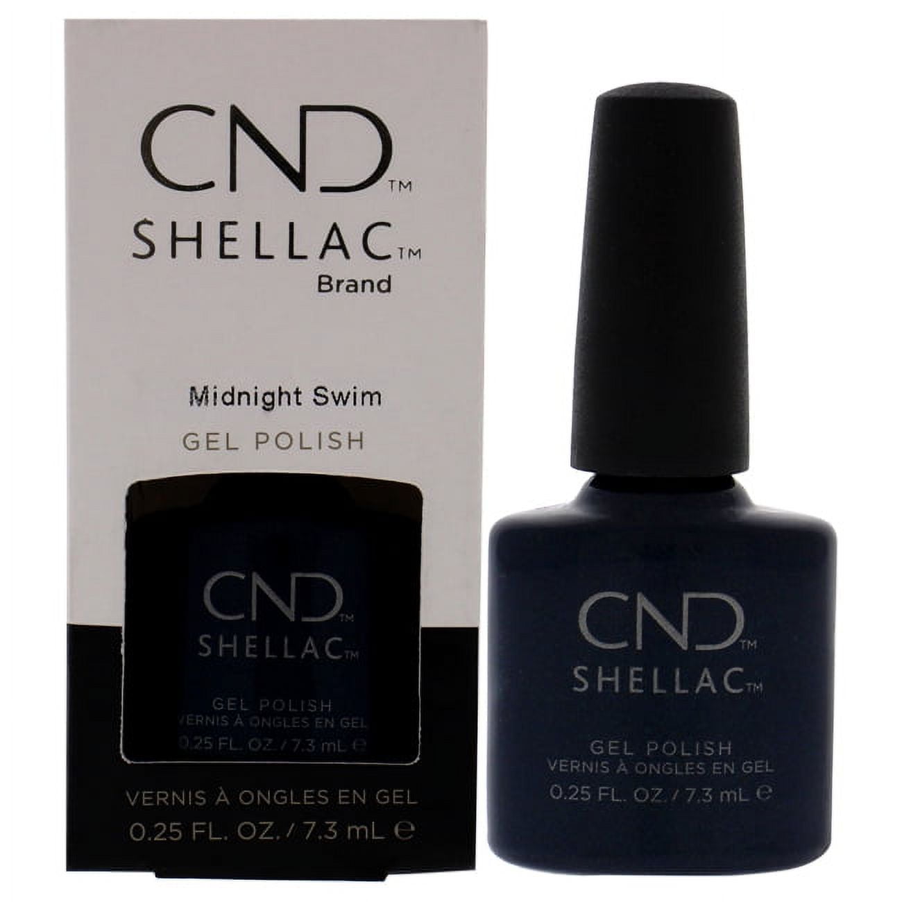 Shellac Nail Color - Midnight Swim by CND for Women - 0.25 oz Nail ...