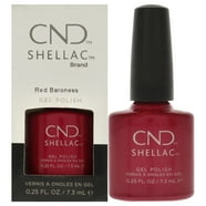 CND Shellac Nail Polish - Strawberry Smoothie with Base and Top Coat ...