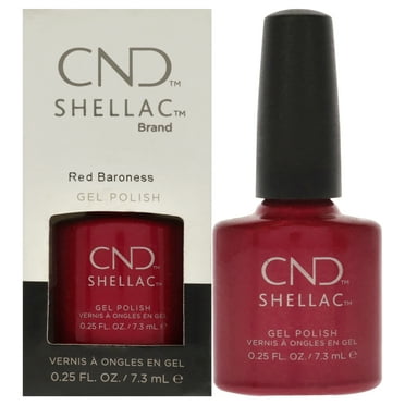 CND Shellac Nail Polish - Strawberry Smoothie with Base and Top Coat ...