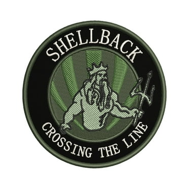 Order of the Shellback Embroidered Patch Iron/Sew-On Applique Biker ...