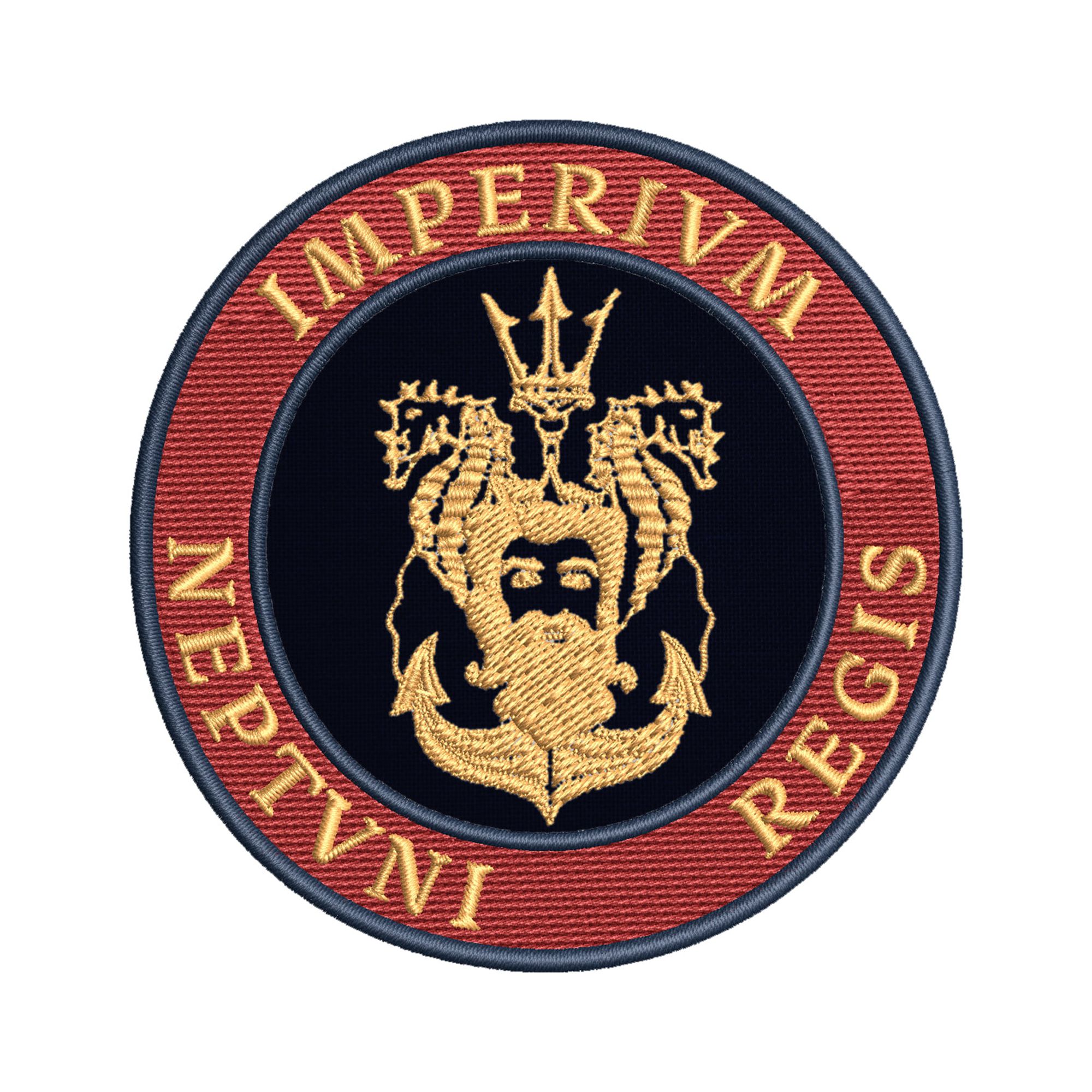 Shellback Imperivm Neptvni Regis Embroidered DIY Iron on or Sew-on ...