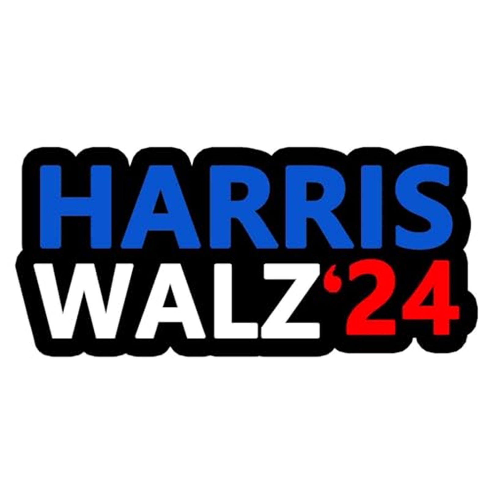 Shellbot Ka-Mala Ha-Rris Bumper Sticker 2024 Sticker, Big Letters Car ...