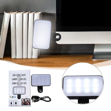 NIBOLOG Mini Portable Fill-in LED Flash Selfie Light Sync Flash for ...