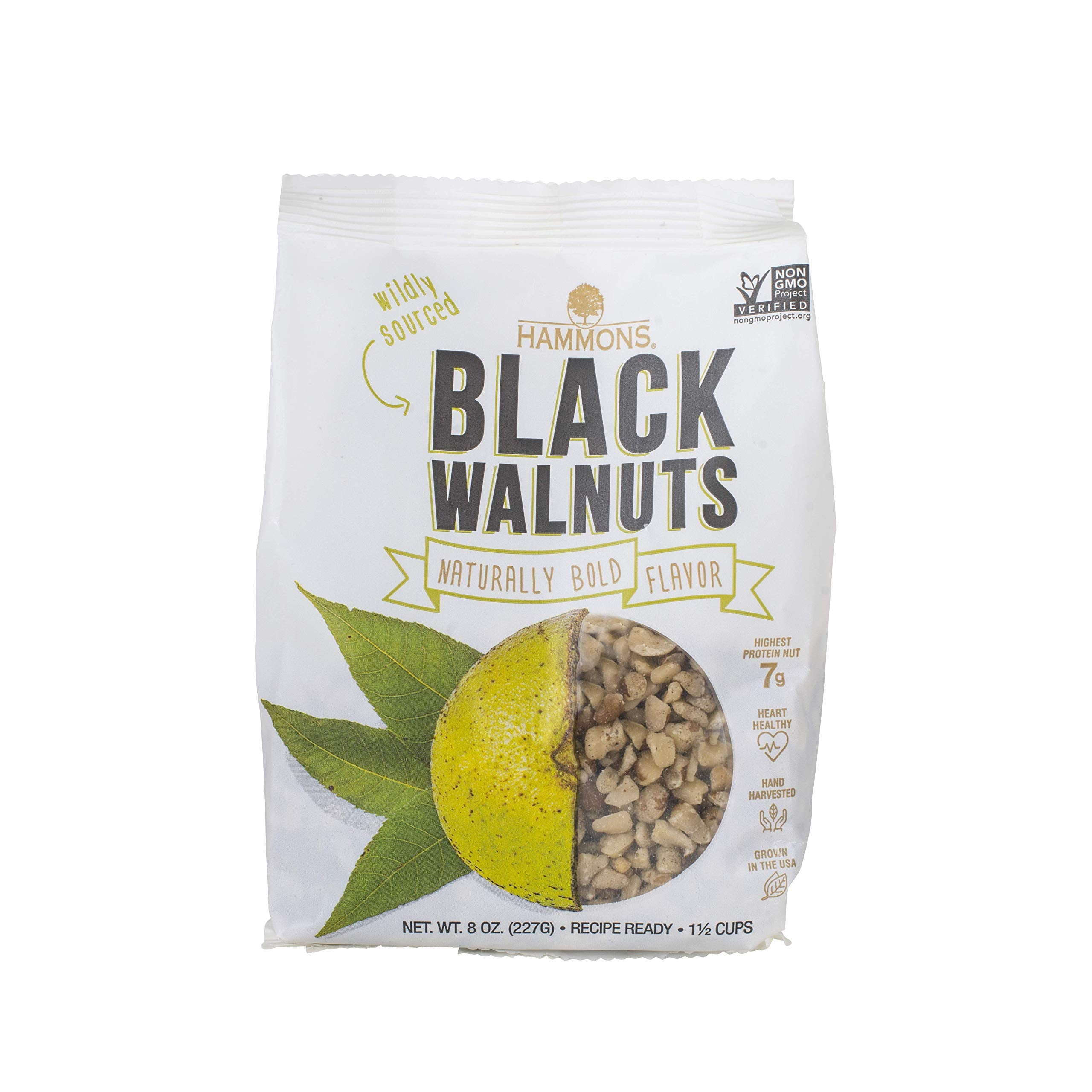 Shelled Black Walnuts USA Grown Gathered by Amish Family Ready to Eat 8 ...