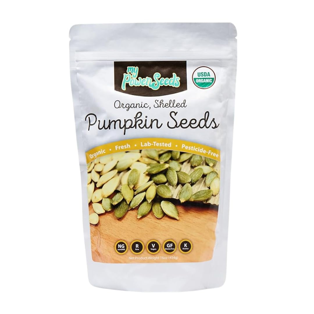 Shelled Pumpkin Pepitas Seeds, SE33 1 Pound All-Natural Raw & Unsalted ...