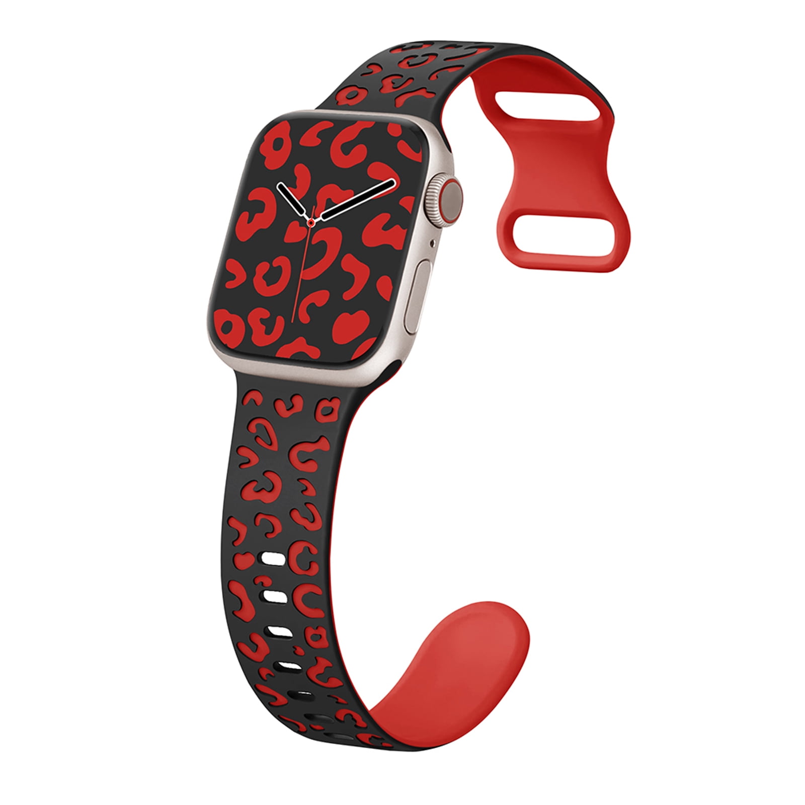 Shellify Bands for Apple watch 42/44/45/49mm, Leopard Engraved Bands ...