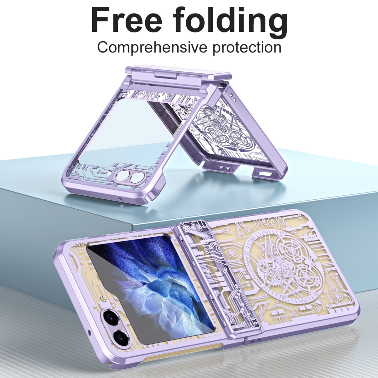 Shellify Case for Samsung Galaxy Z Flip 6, 360 Full Protection ...