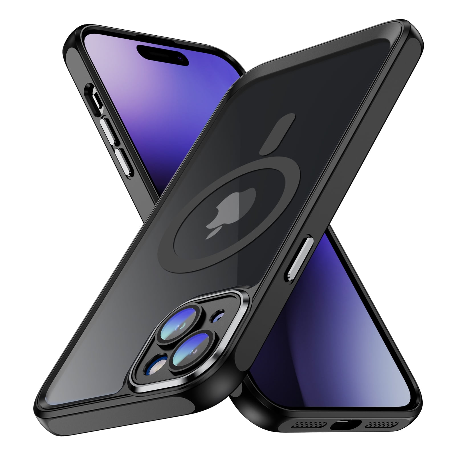 Shellify Magnetic for iPhone 15 Plus Clear Case,Transparent Clear Back ...