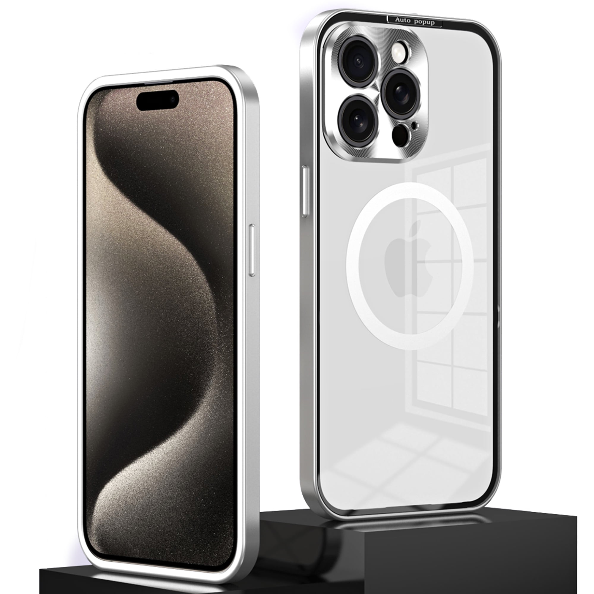 Shellify Metal Magnetic Case for iPhone 12 Pro Max Compatible with Mag ...